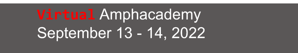 Virtual Amphacademy 2022 - Amphasys